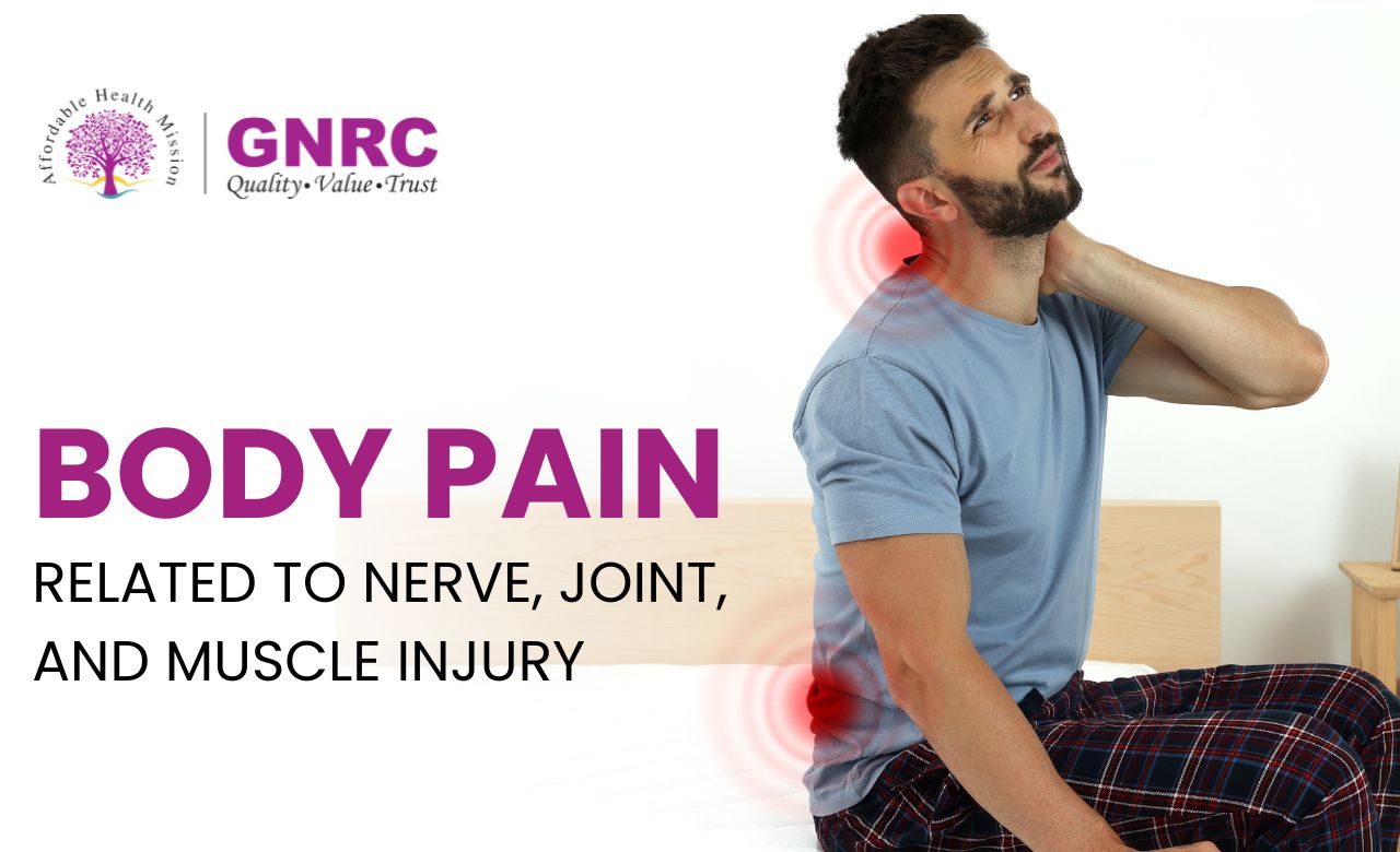 Understand Body Pain from Nerve, Joint, and Muscle Injuries